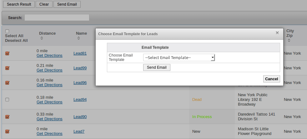 Proximity Search Suitecrm Module